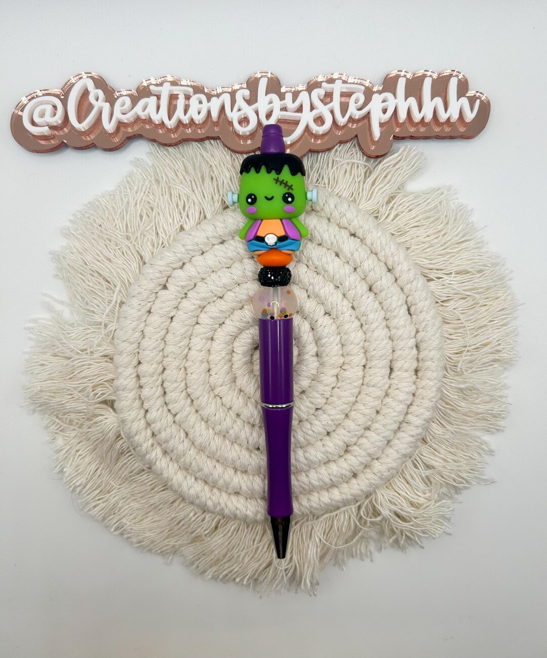 Frankenstein Pen | Cute Monster Pen | Halloween Monster Pen | Spooky ...