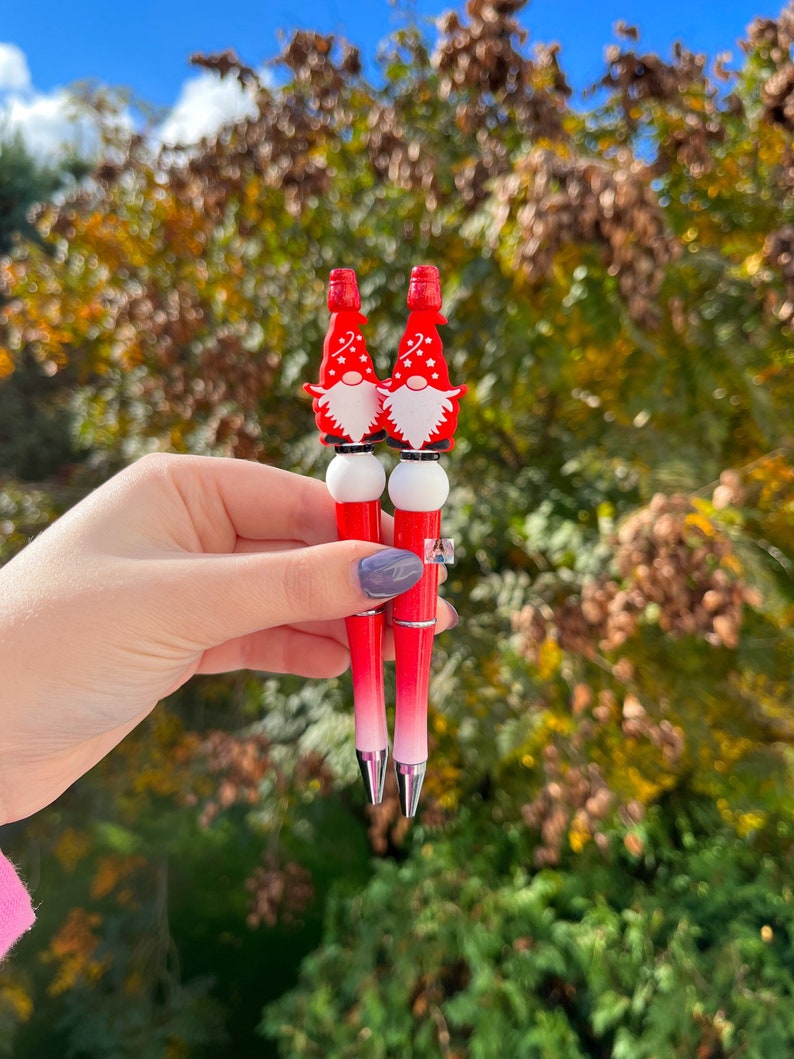 Gnome Pen Holiday Gnome Pen Cute Gnome Pen Silicone - Etsy