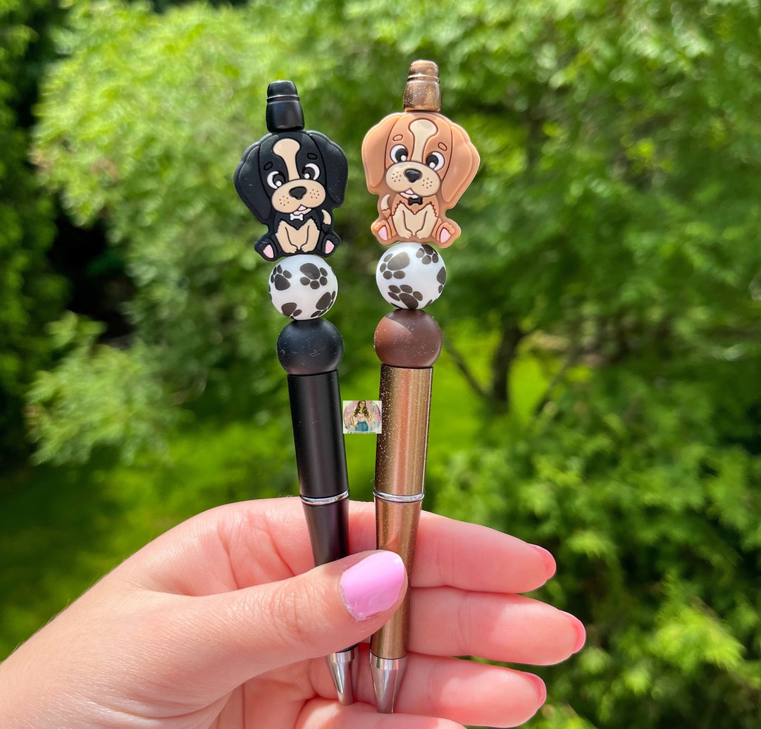 Dog Pen | Dog Beaded Pen | Beaded Pen | Paw Print Pen | Dog Mom Pen ...