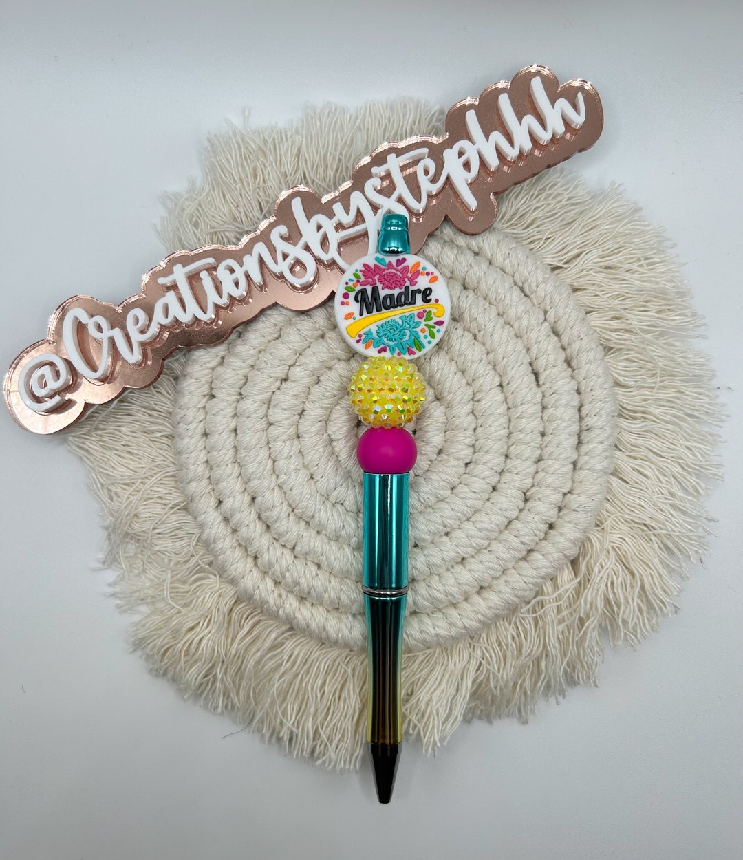 Madre Pen Madre Beaded Pen Mom Pen Mothers Day Gifts Beaded Pen Madre ...