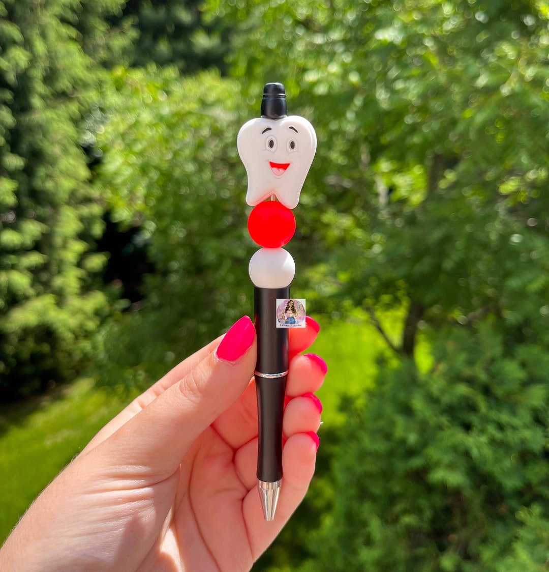Tooth Pen | Dentist Pen | Tooth Beaded Pen | Dentist Beaded Pen ...