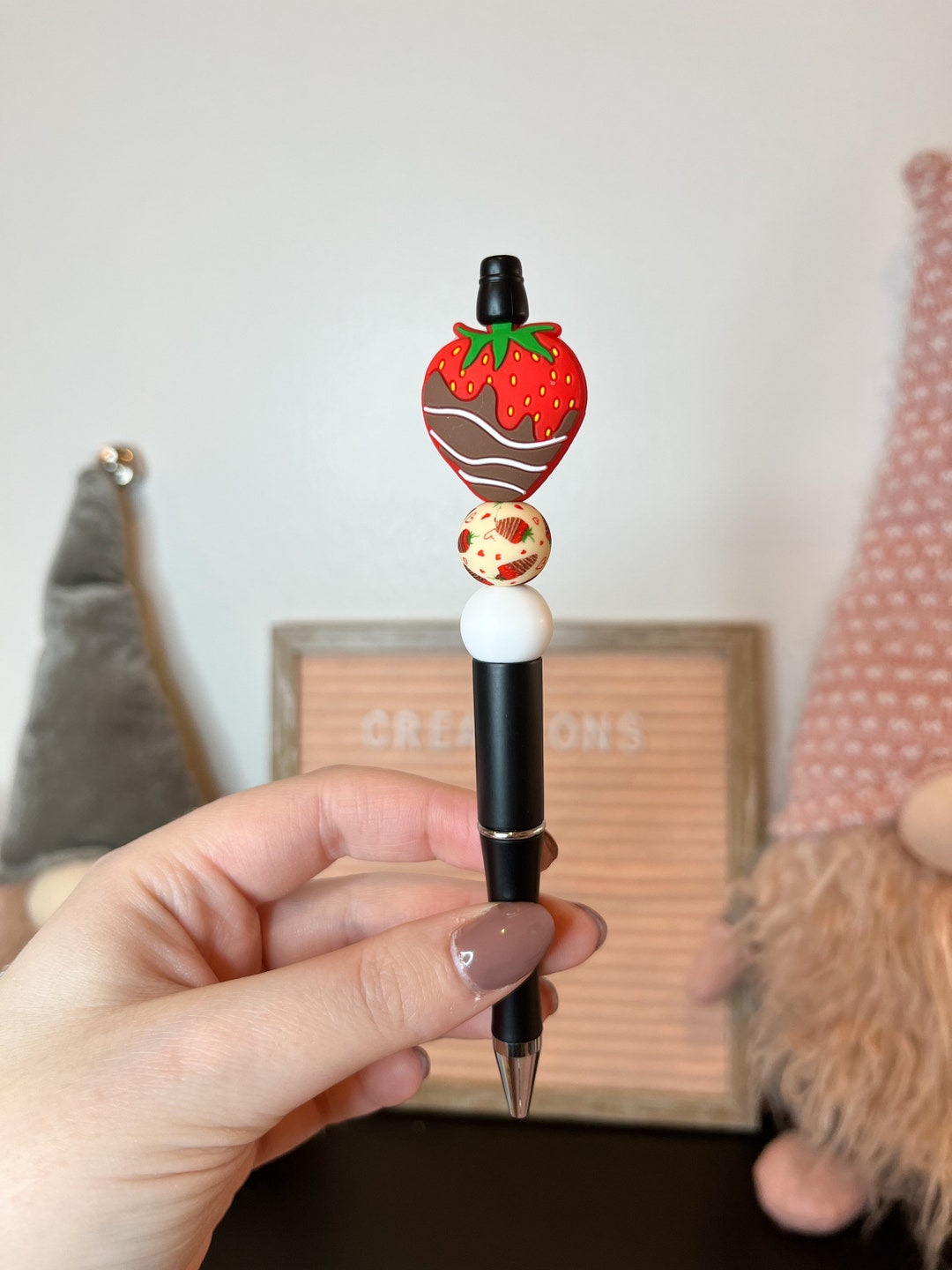 Chocolate Covered Strawberry Pen Strawberry Pen Strawberry Lover Pen ...