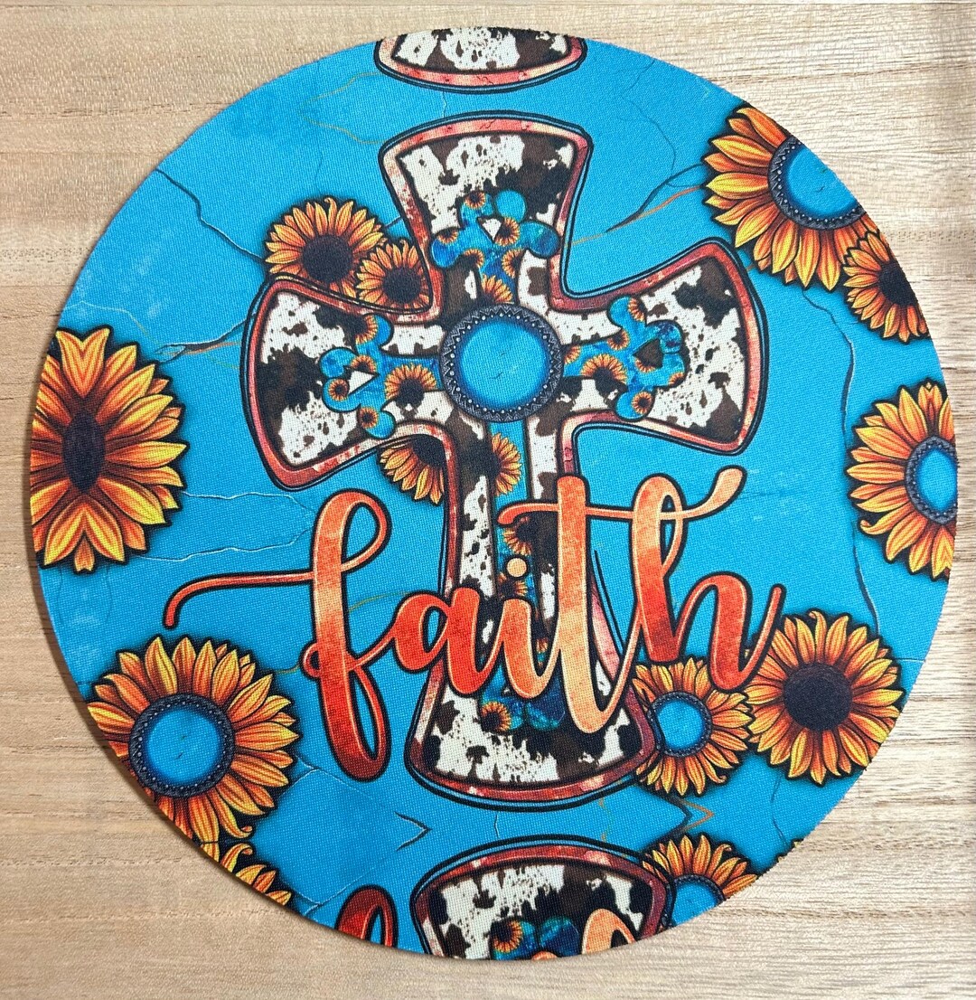 Faith Mouse Pad | Faith Cross Mouse Pad | Religious Mouse Pad ...