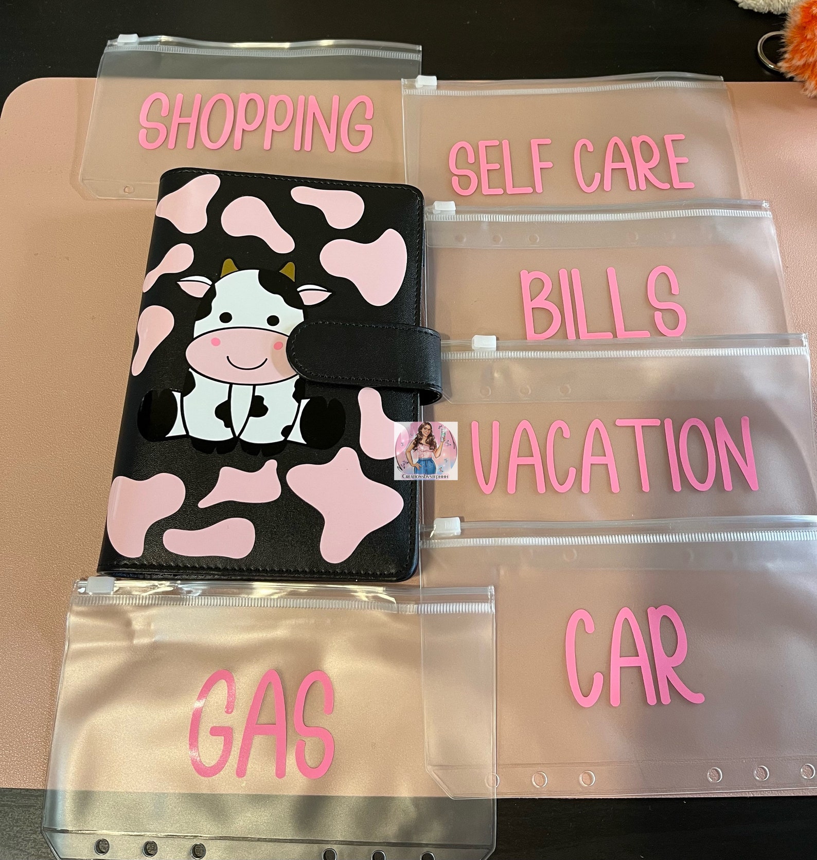 BLACK Cow Budget Binder Cow Print Budget Binder Cow - Etsy