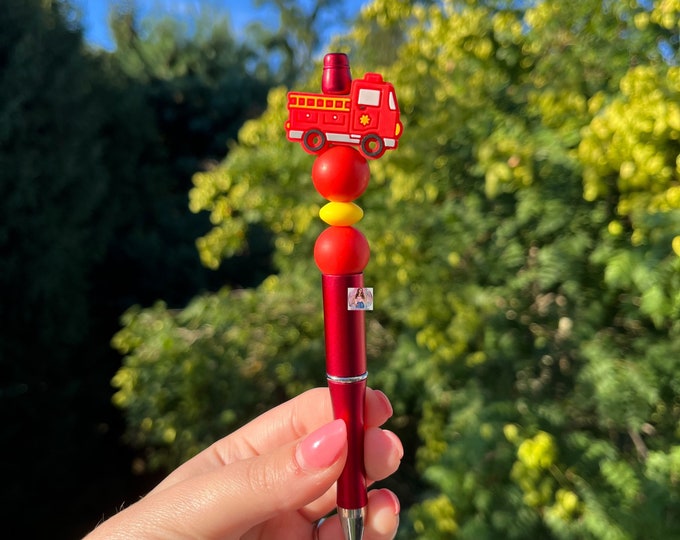 Fire Truck Pen | Firetruck Pen | Firemen Pen | Gifts for Firefighter ...