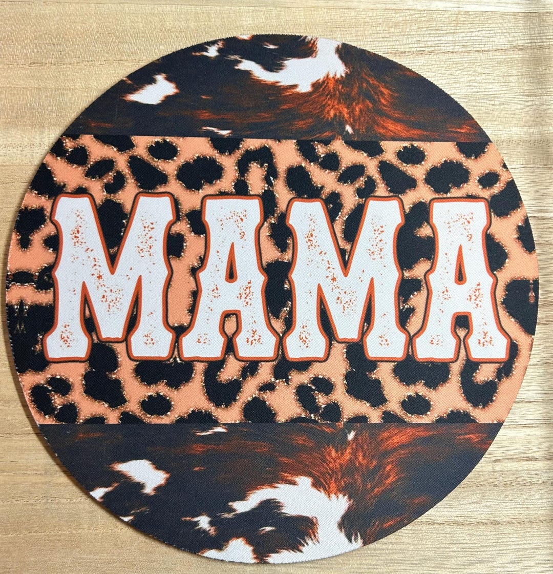 Mama Mouse Pad | Cheetah Print Mouse Pad | Leopard Mouse Pad | Western ...