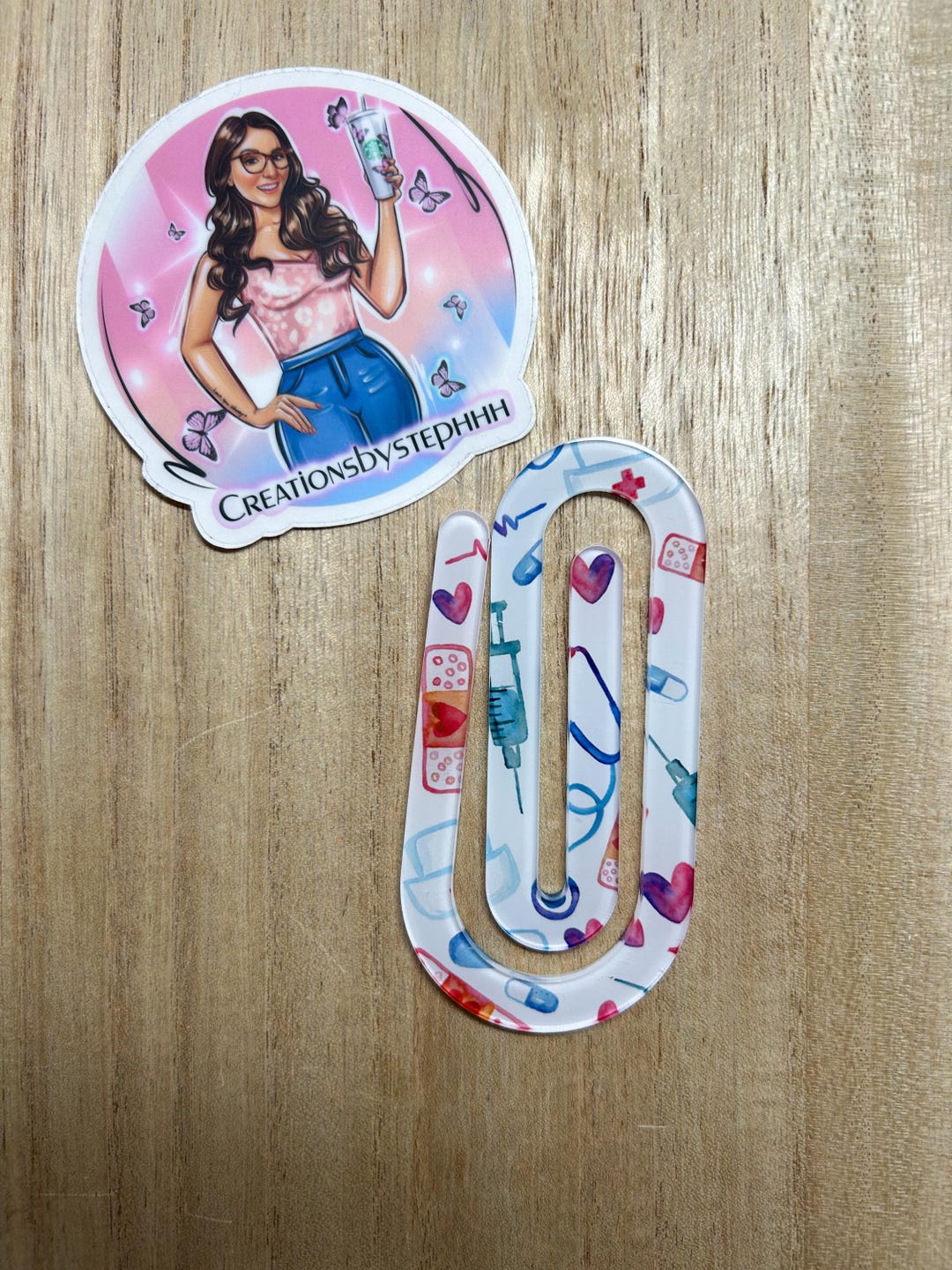 Nurse Jumbo Paperclip | Giant Paperclip | Nurse Paperclip | Trendy ...
