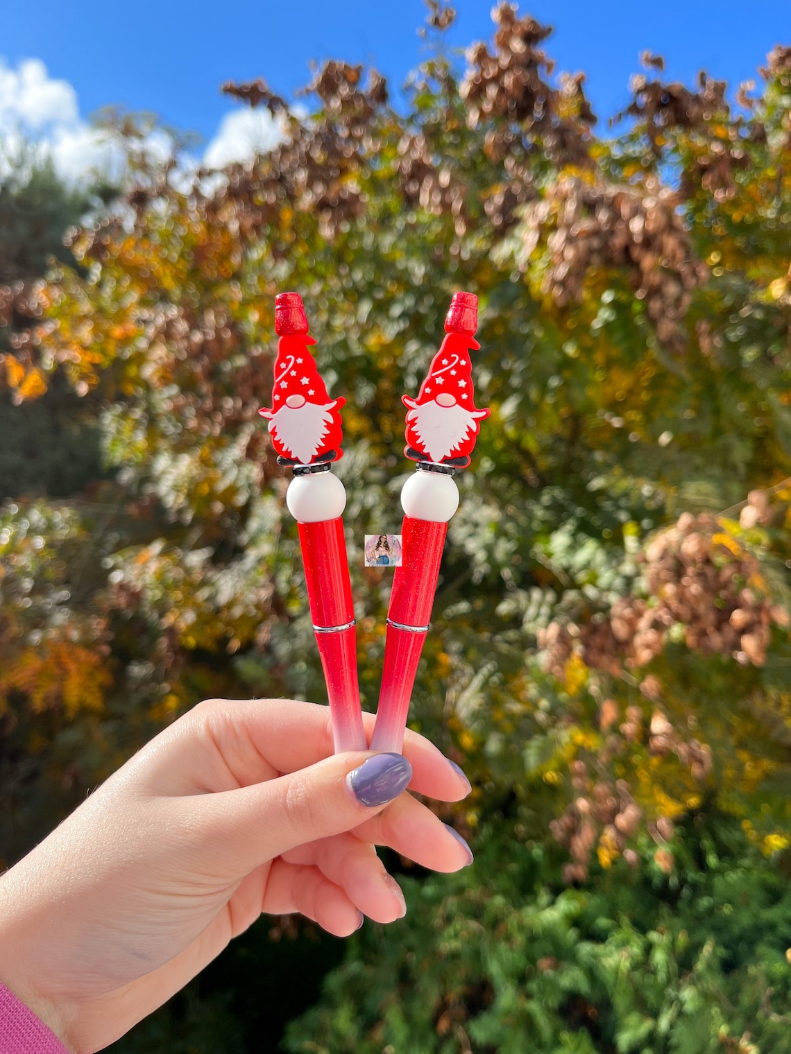 Gnome Pen Holiday Gnome Pen Cute Gnome Pen Silicone - Etsy