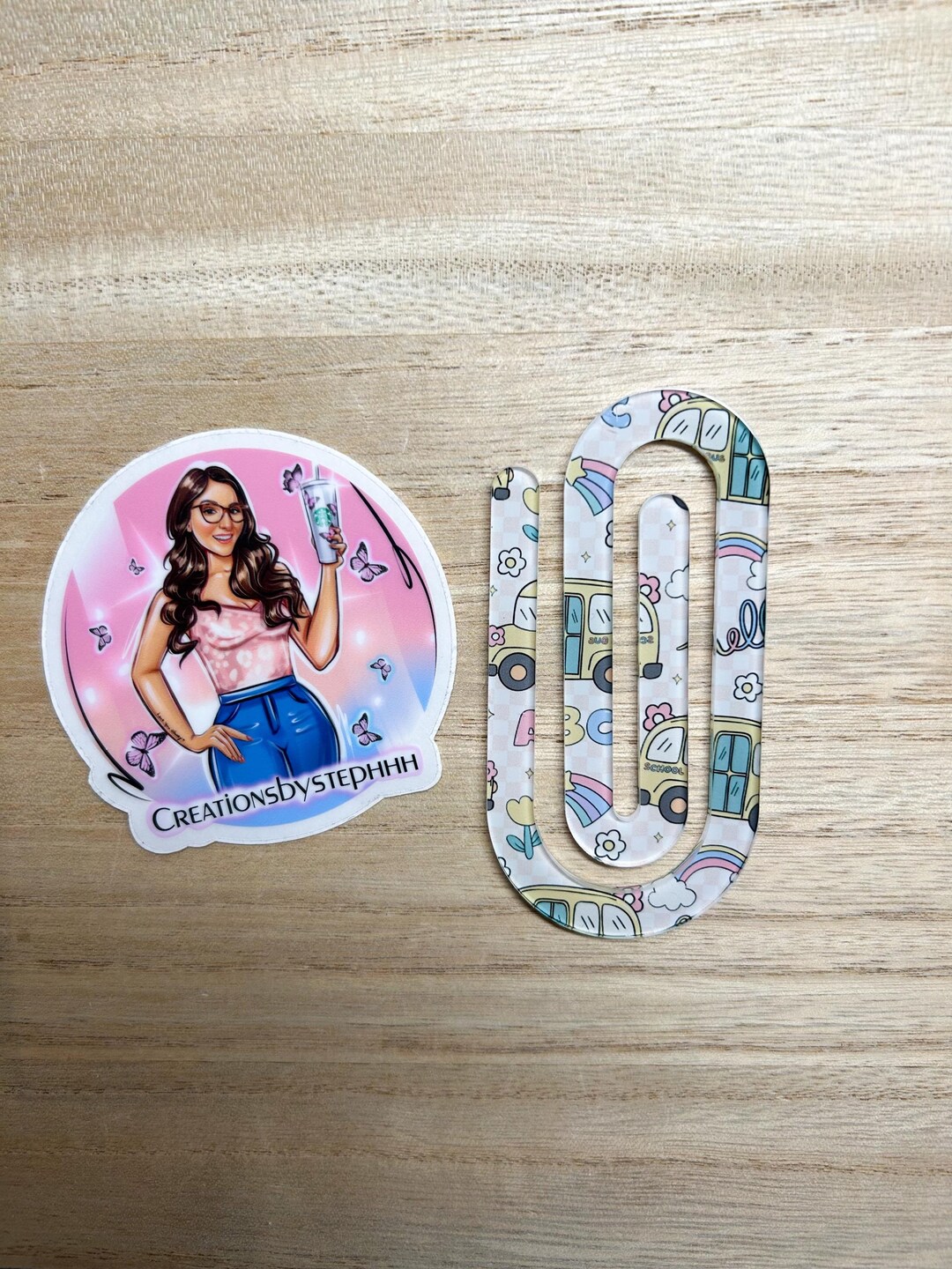 School Bus Jumbo Paperclip | Giant Paperclip | School Paperclip ...