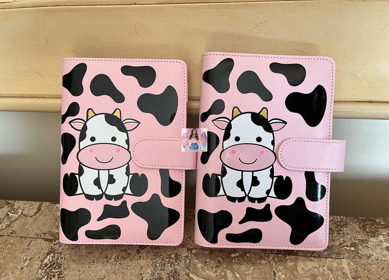 PINK Cow Budget Binder Cow Print Budget Binder Cow Pattern - Etsy