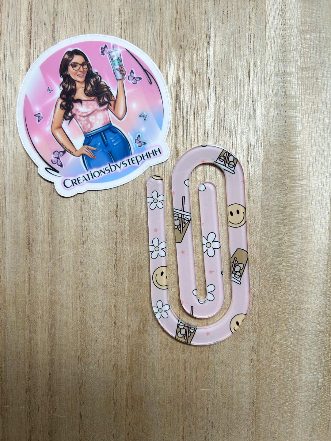 Iced Coffee Jumbo Paperclip | Giant Paperclip | Coffee Paperclip ...