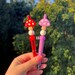 Mushroom Pen Mushroom Pens Mushroom Beaded Pens Mushroom - Etsy
