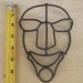 Steel Wire Frame Mask Home Decor - Etsy