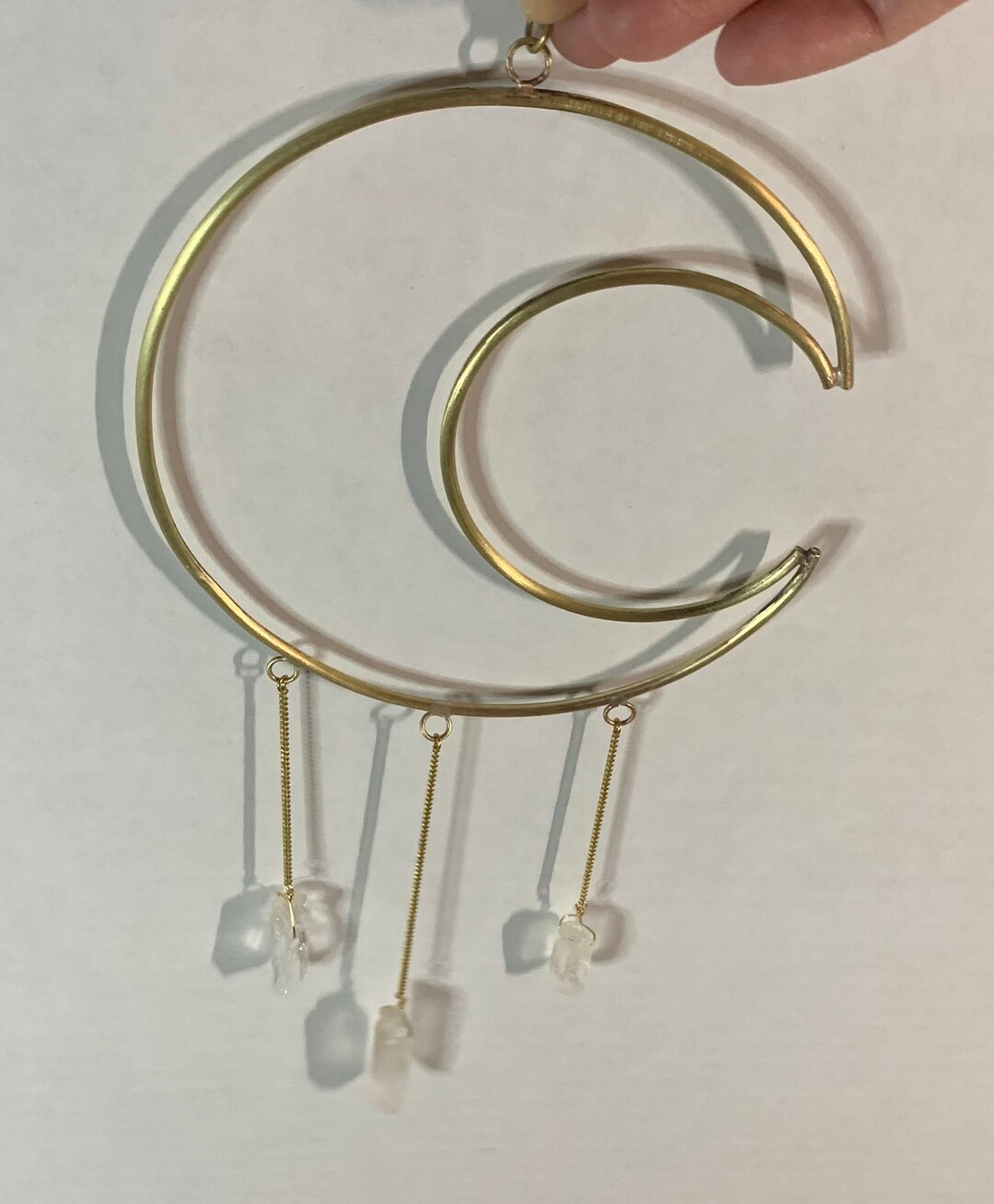 Large Crescent Moon Mobile - Etsy