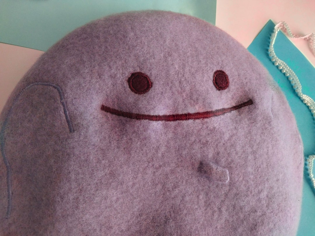 Pokemon Violet Scarlet Ditto Beret Purple Cute Design Pikachu Purple ...