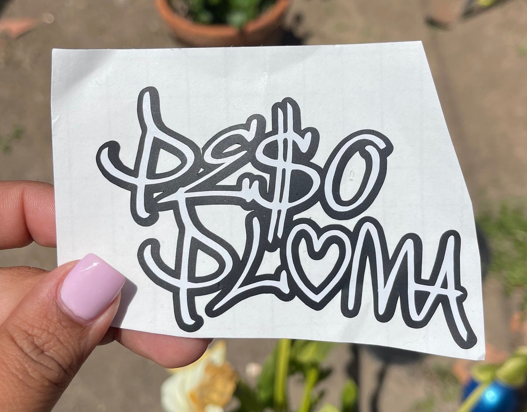 Peso Pluma Car Decal, Sticker, Laptop, Vinyl Decal, Peso Pluma, Belicon ...