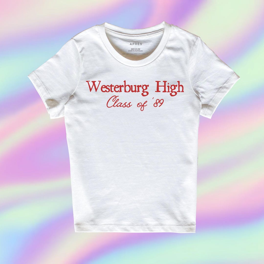 Westerburg High - Class of '89 - APRÈS - Y2k Crop Baby Tee, Funny ...