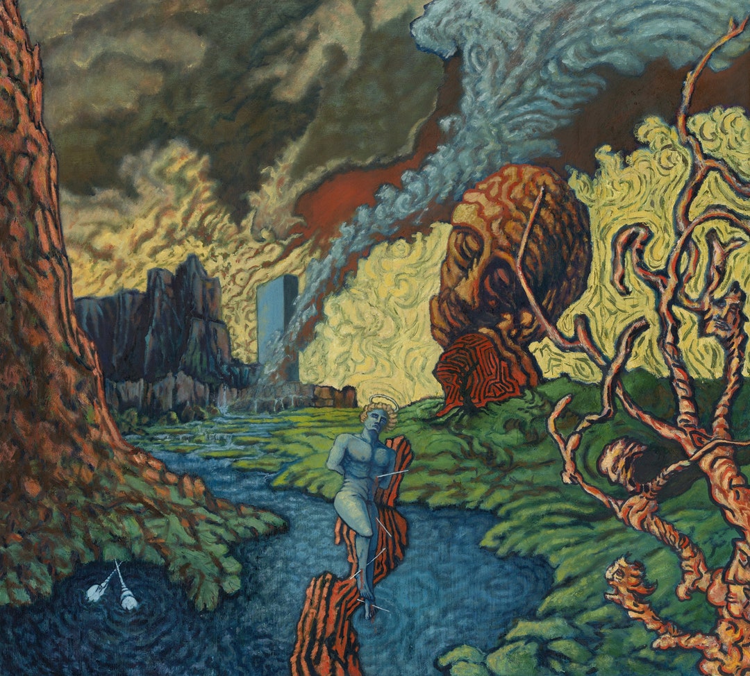 Apocalypse Dreams Art Postcards: Original Oil Painting Prints (set of 6 ...