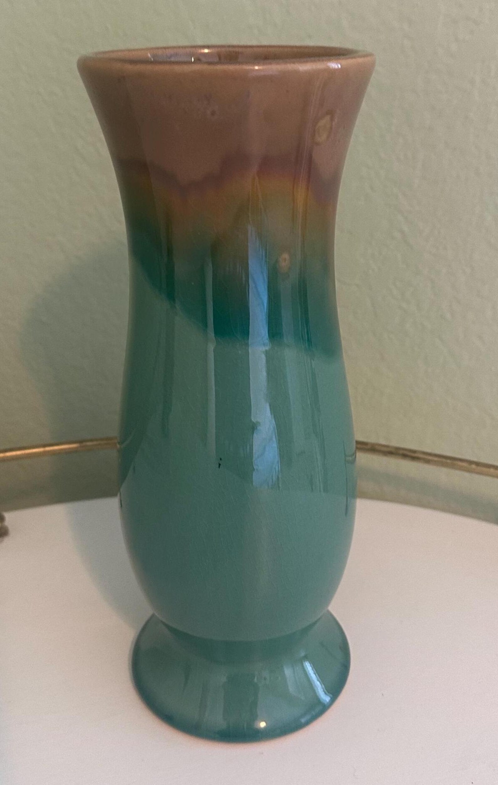 MCM Ceramic Vase Studio Pottery - Etsy