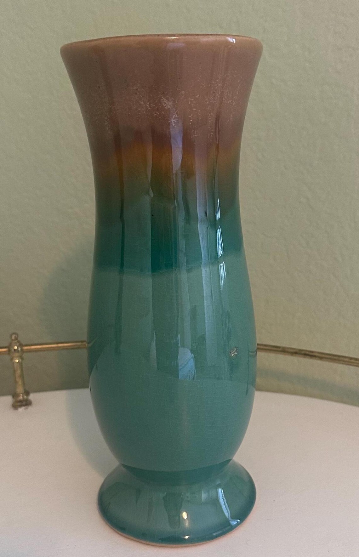 MCM Ceramic Vase Studio Pottery - Etsy