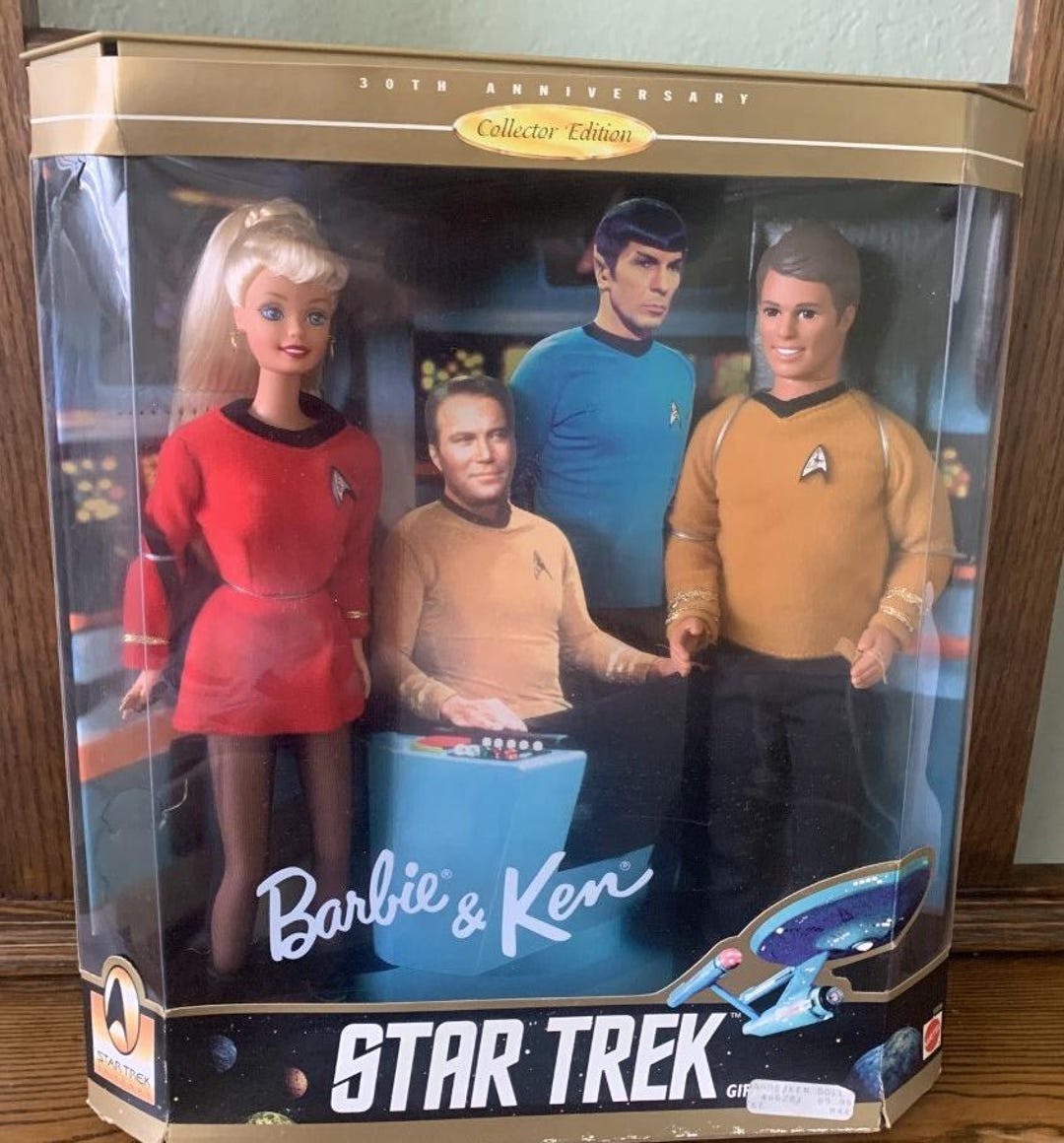 1996 Star Trek Barbie & Ken - Etsy