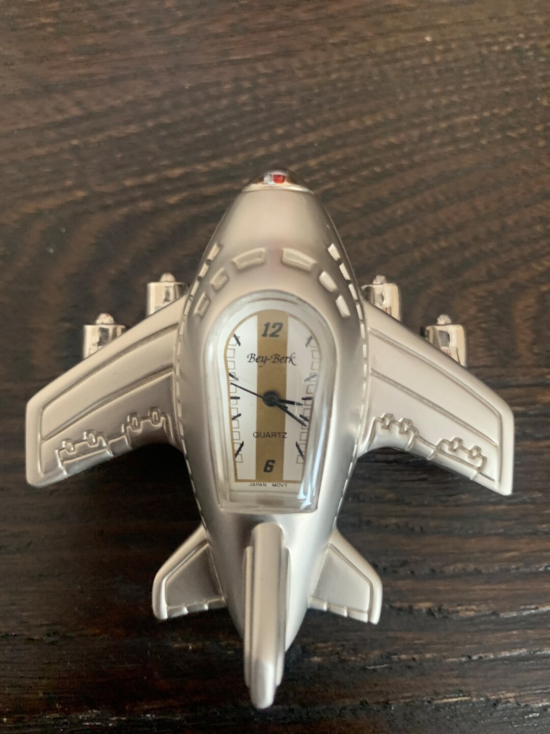 Bey-berk International Airplane Desk Clock - Etsy
