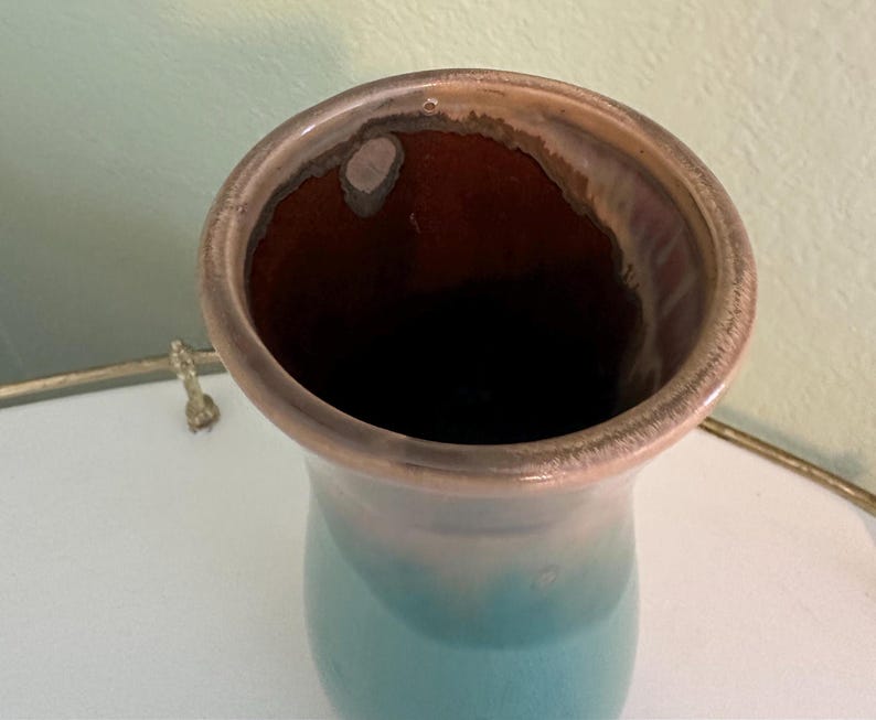 MCM Ceramic Vase Studio Pottery - Etsy