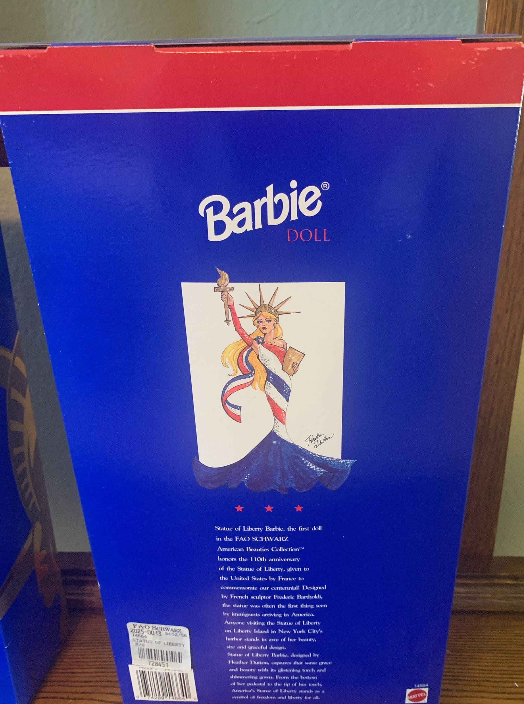 1995 Statue of Liberty Barbie - Etsy