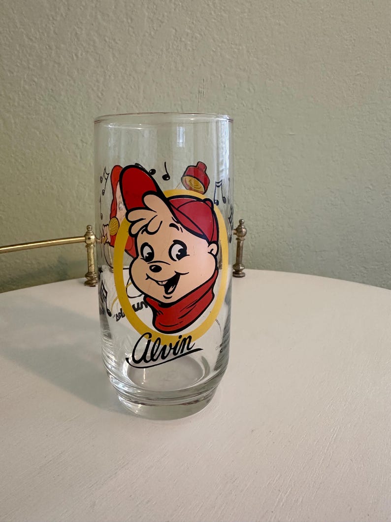 Alvin and the Chipmunks Glass - Etsy