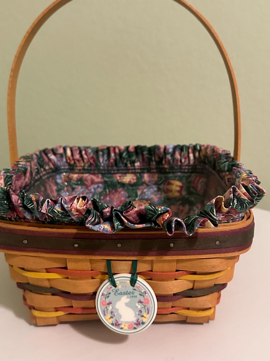 1998 Longaberger Easter Basket - Etsy