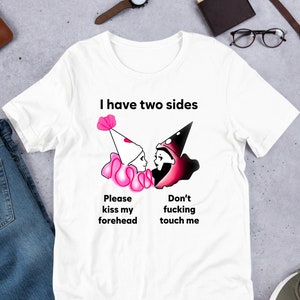 I Have Two Sides Clown Meme, Funny Meme Shirt, Ironic Shirt, Weirdcore ...