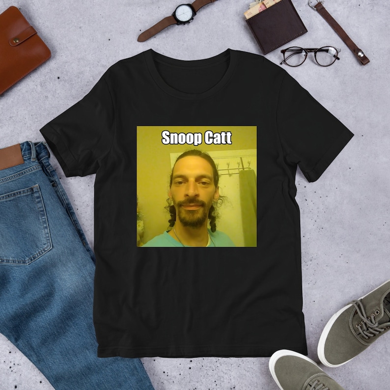 Snoop Catt Parody Snoop Dogg, Funny Meme Shirt, Ironic Shirt, Weirdcore Clothing, Oddly Specific ...