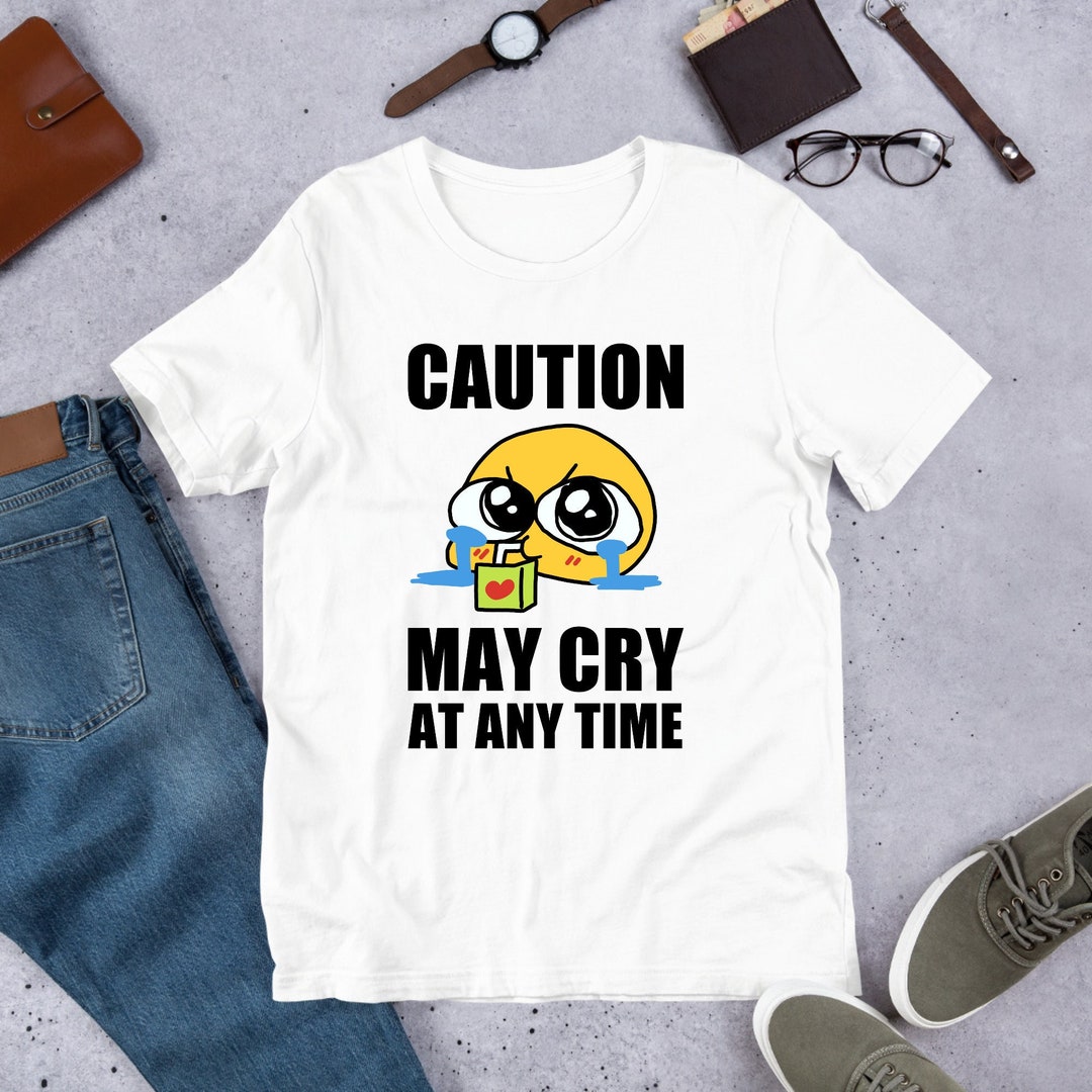 May Cry at Anytime Emoji Funny Meme Shirt Ironic Shirt - Etsy
