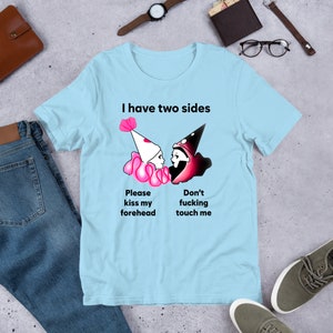 I Have Two Sides Clown Meme, Funny Meme Shirt, Ironic Shirt, Weirdcore ...