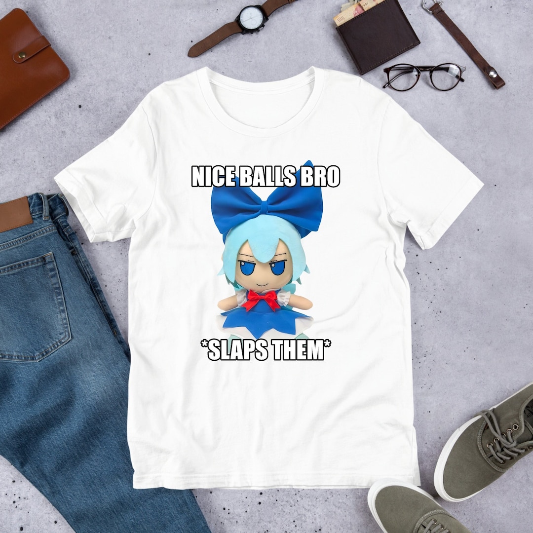 Nice Balls Bro, Touhou Fumo Plush, Cirno Marisa Reimu, Funny Anime Meme ...