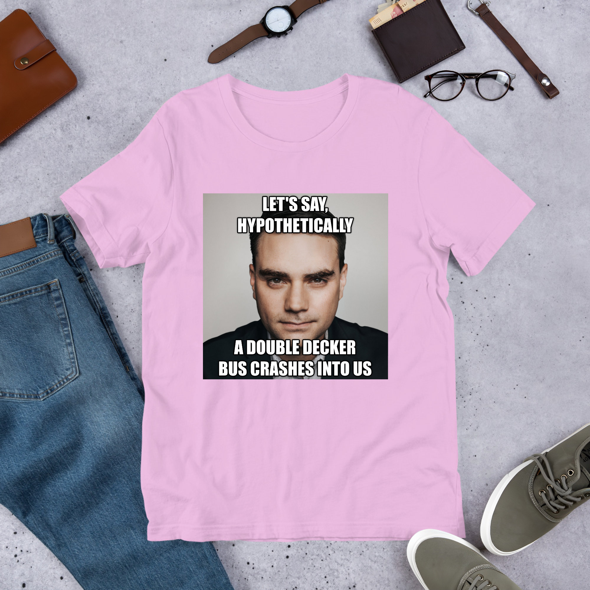 Ben Shapiro Double Decker Bus Funny Political Meme Shirt / Conservative ...