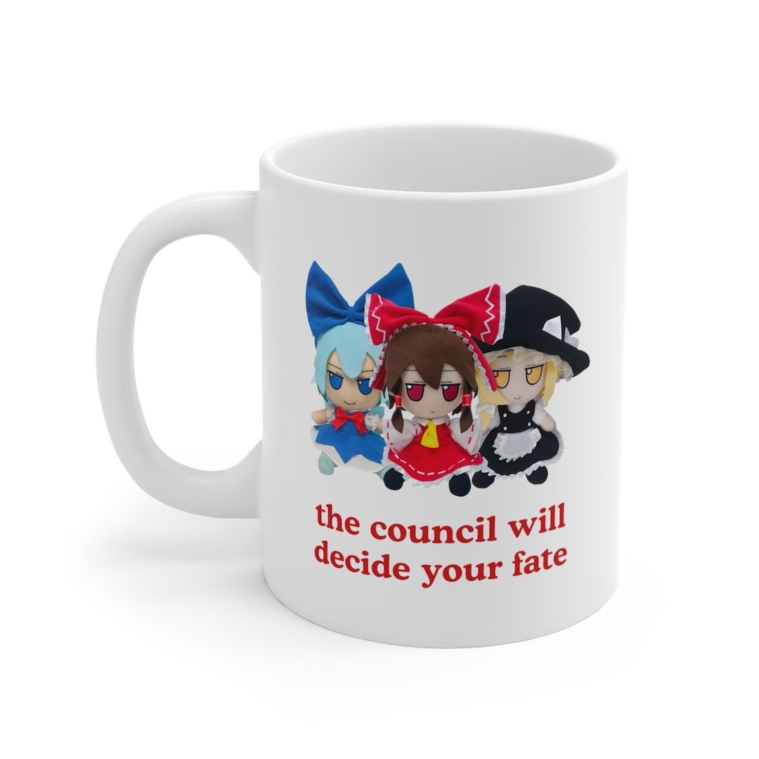 The Council Will Decide Your Fate Touhou Mug, Cirno, Marisa, Reimu ...