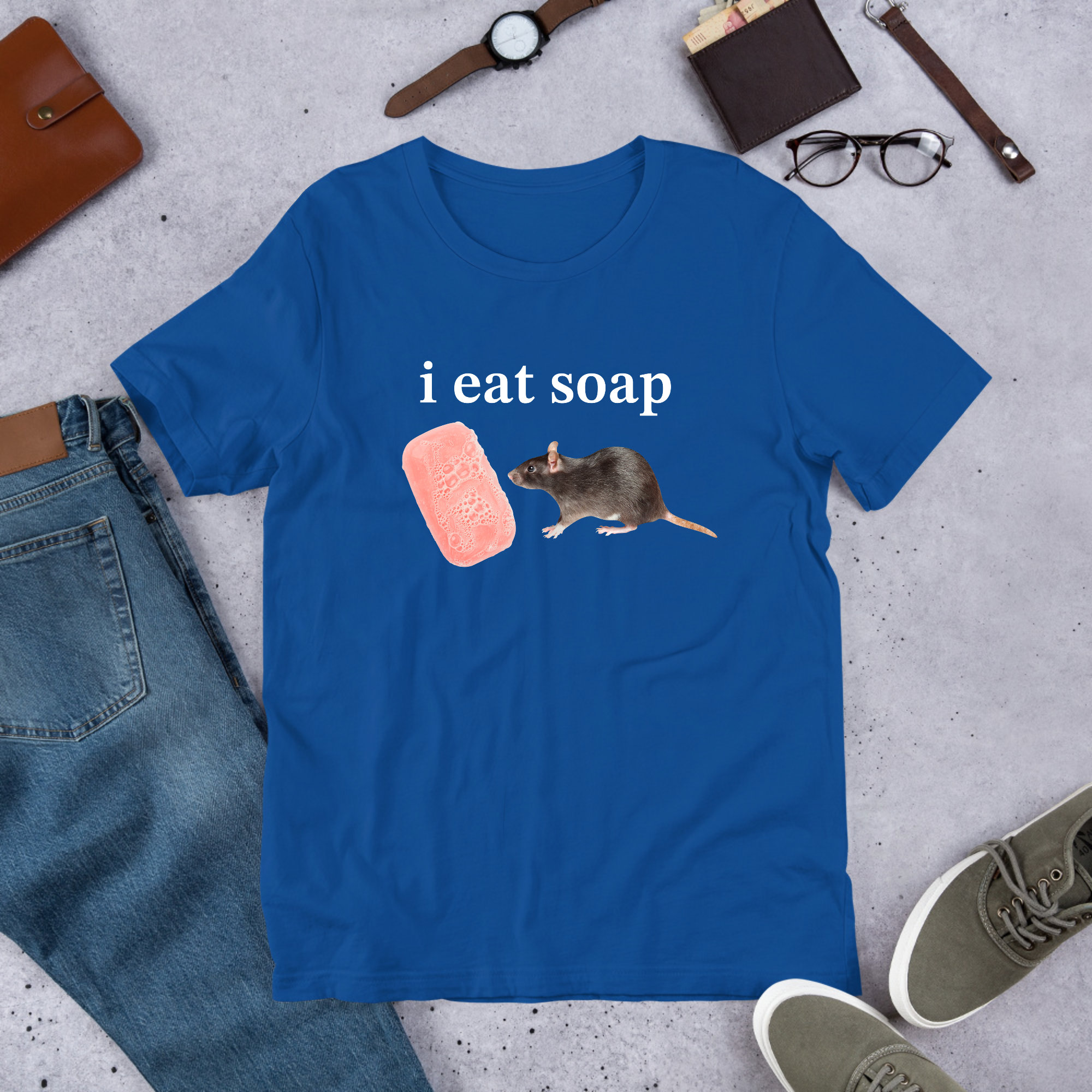 I Eat Soap Rat Meme, Funny Meme Shirt, Ironic Shirt, Weirdcore Clothing ...