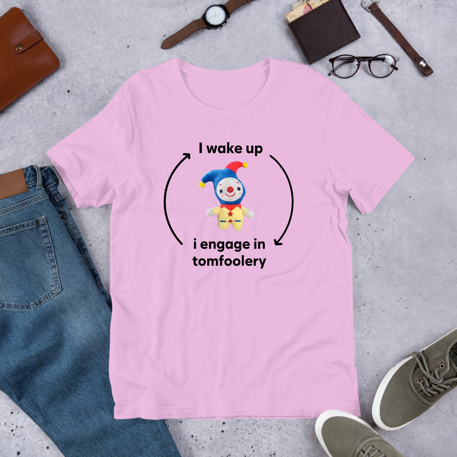 I Wake up I Engage in Tomfoolery, Funny Meme Shirt, Ironic Shirt, Shirt ...
