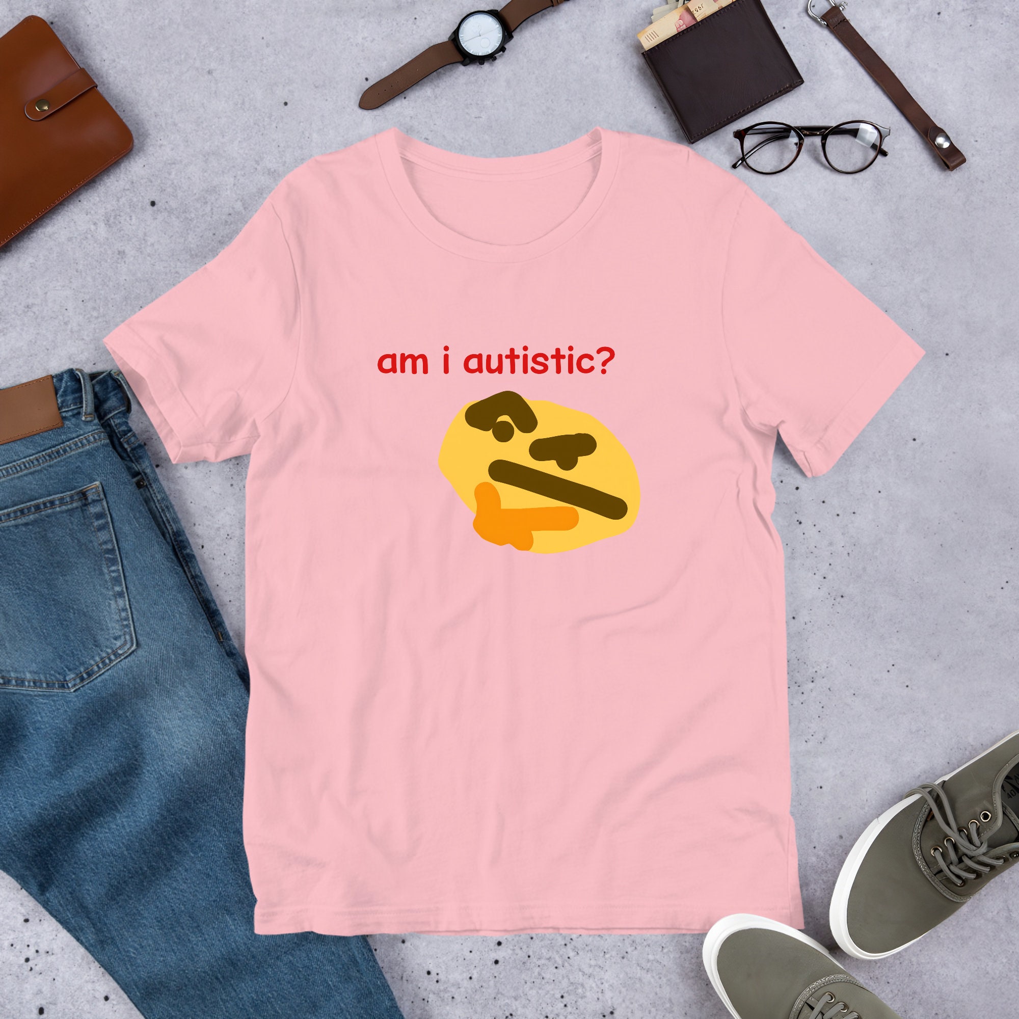 Am I Autistic Unisex Tshirt Y2K Funny Meme Shirt / Weirdcore Clothing ...