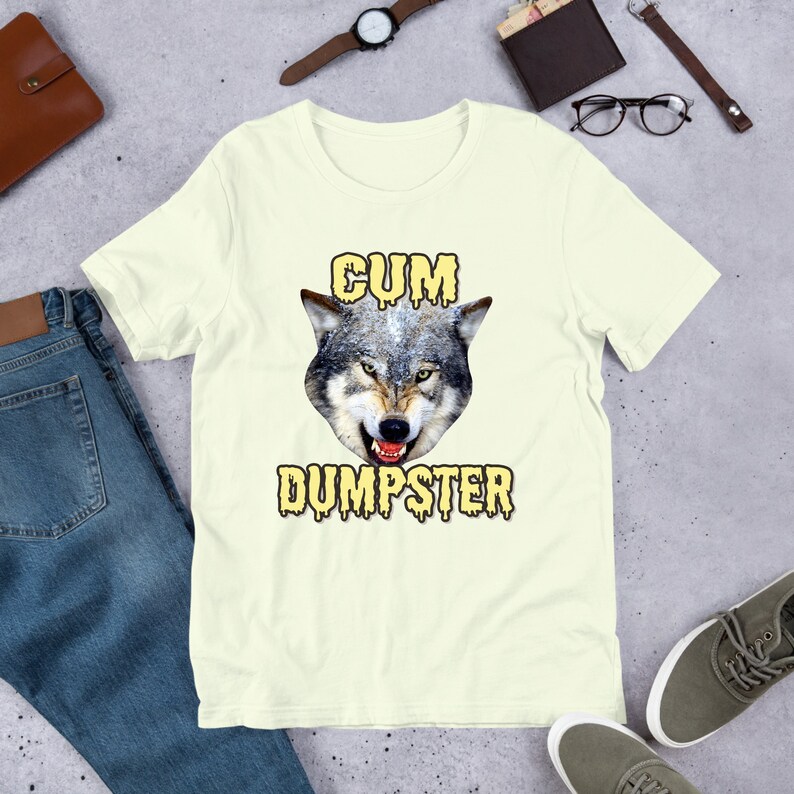 Dumpster Wolf Meme, Funny Wolf Meme Shirt, Furry Shirt, Wolf Lover Gift ...
