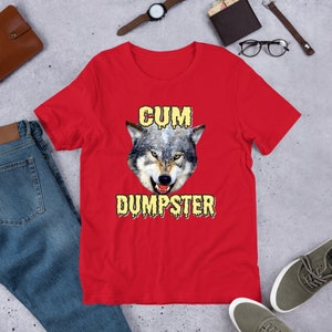 Dumpster Wolf Meme, Funny Wolf Meme Shirt, Furry Shirt, Wolf Lover Gift ...