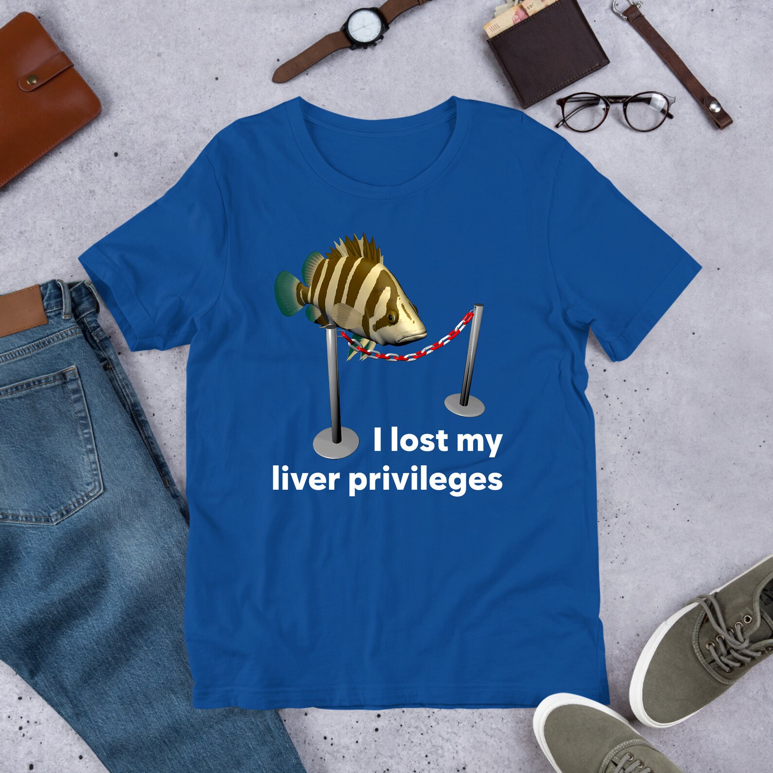 I Lost My Liver Privileges Cursed Fish, Funny Fish Meme Shirt, Ironic ...