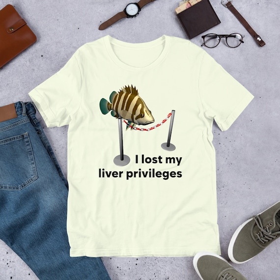 Lustiges Fischmeme I Lost My Liver Privileges Verfluchter Fisch,