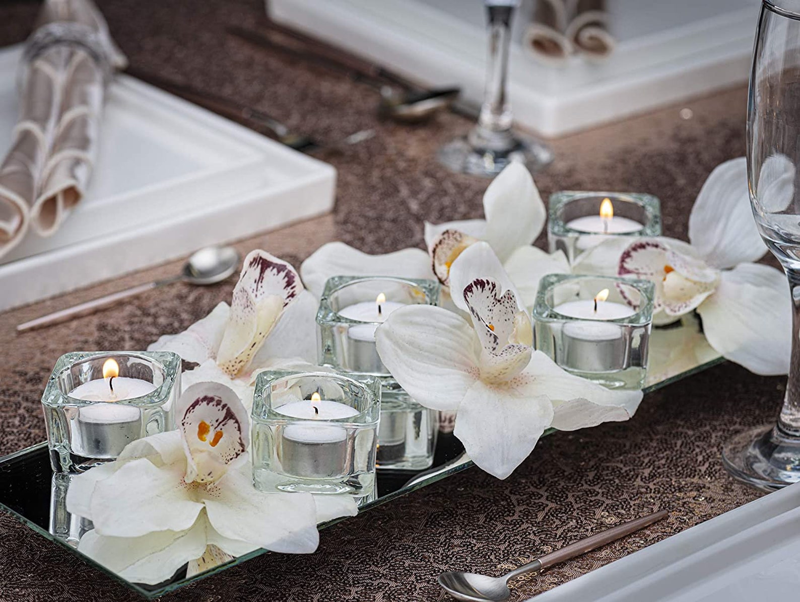 White Tea Light Candles 8 Hr Unscented for Wedding Dinner Spa - Etsy