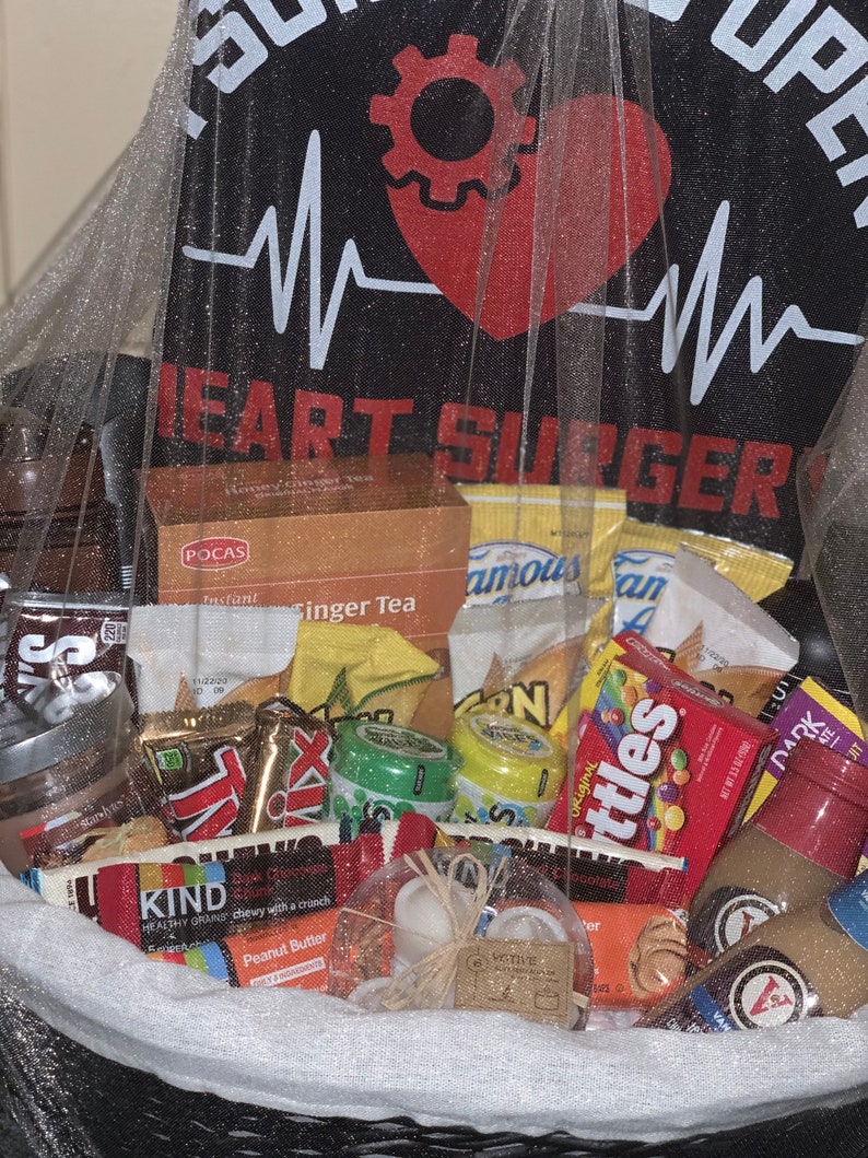 I Survived Open Heart Surgery Basket ll Get Well Basket ll Get | Etsy