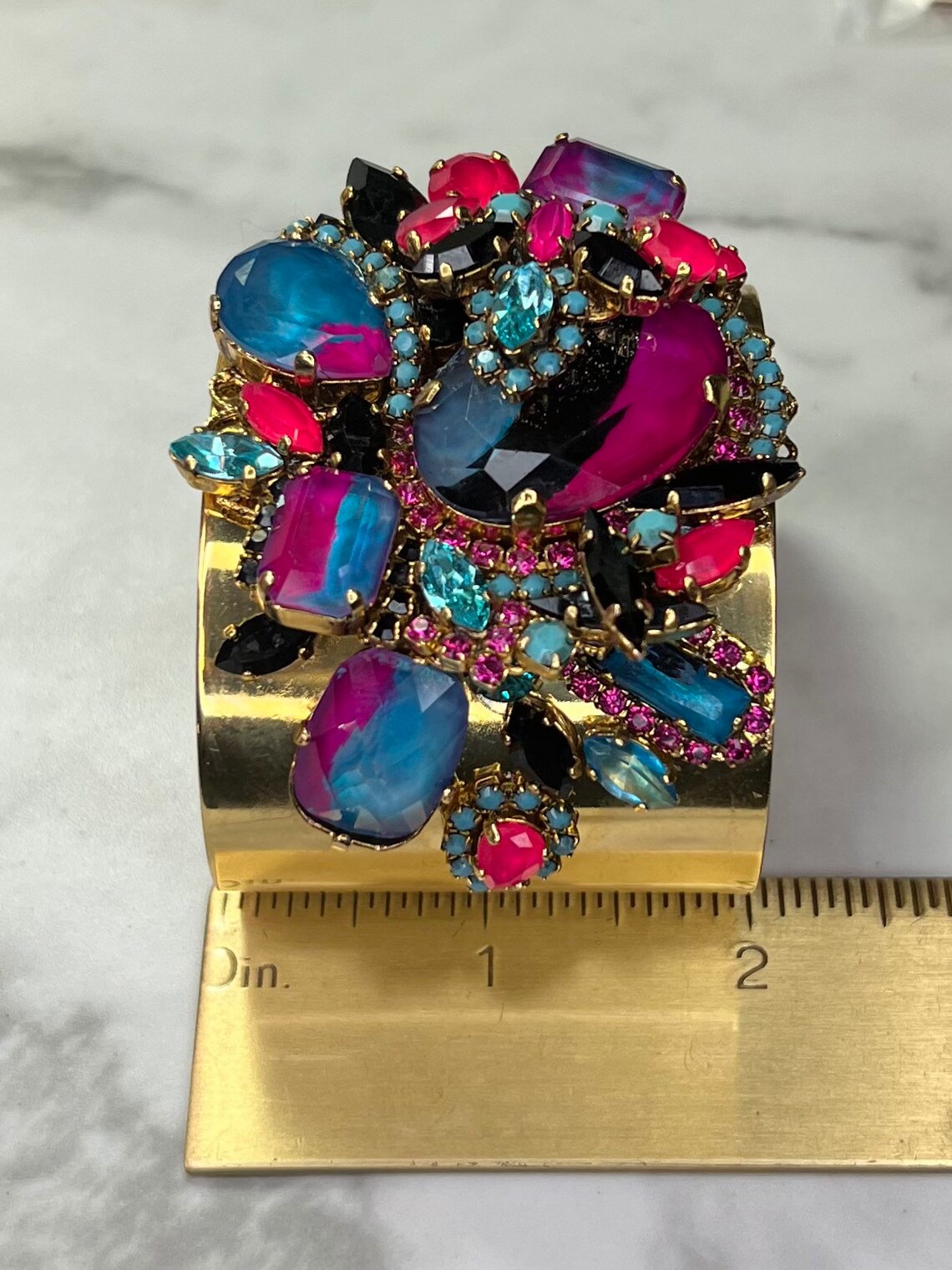 Erickson Beamon Couture Crystal Bangle Bracelet - Etsy