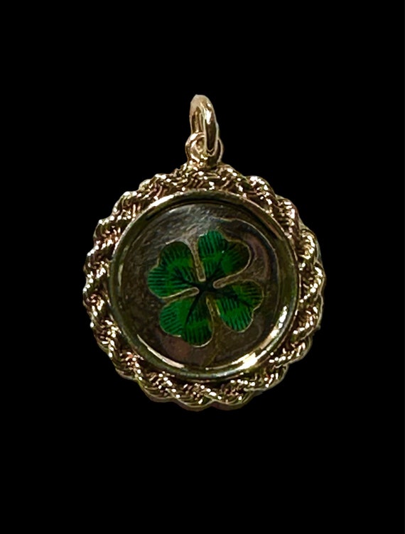 Four leaf clover 14k - Gem