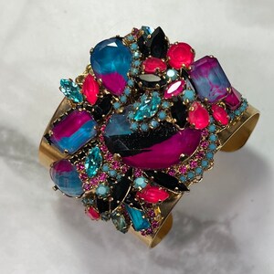 Erickson Beamon Couture Crystal Bangle Bracelet - Etsy
