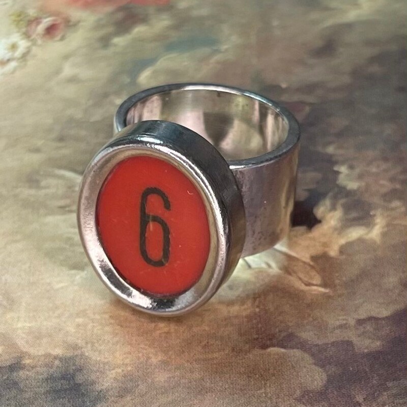 Typewriter Key Ring - Etsy